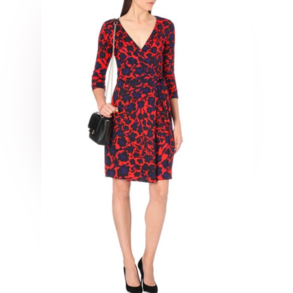 Diane Von Furstenberg | Dresses | Dvf Julian Mini Wrap Dress | Poshmark